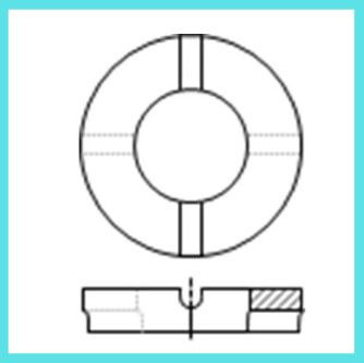 Unterlegscheiben durch die Brille eines Technikexperten betrachtet